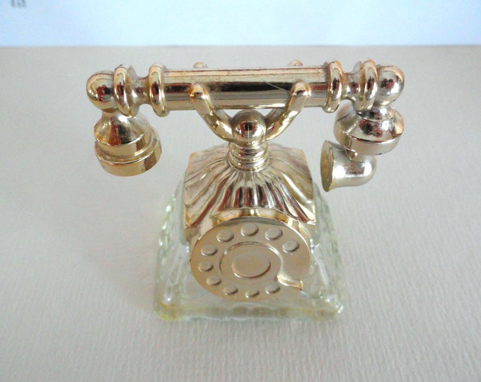 Empty Avon Telephone Perfume Bottle French Style Vintage Rotary Phone ...