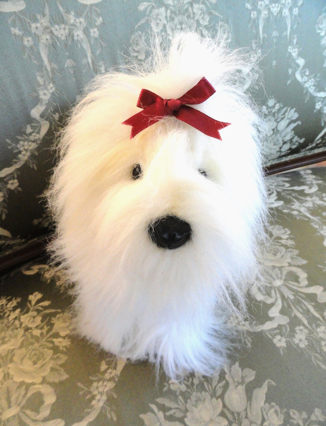 Vintage Shih Tzu? Dog, Hansa Toy Creations, Darwina #2800, Soft White ...