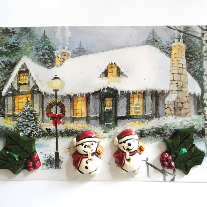 Ceramic Buttons White 1/4 - Etsy