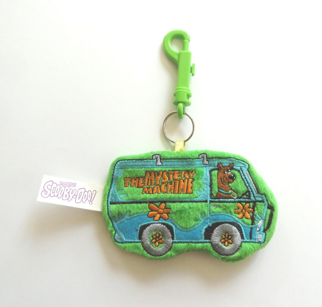 Vintage 2001 Scooby Doo, Mystery Machine Plush, Coin Purse, Zipper ...