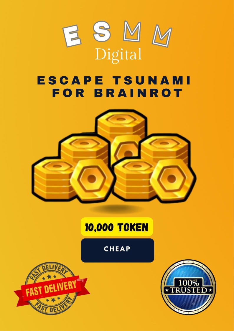 Escape Tsunami for Brainrots - Tokens ( Roblox ) - Fast Delivery Cheap ...