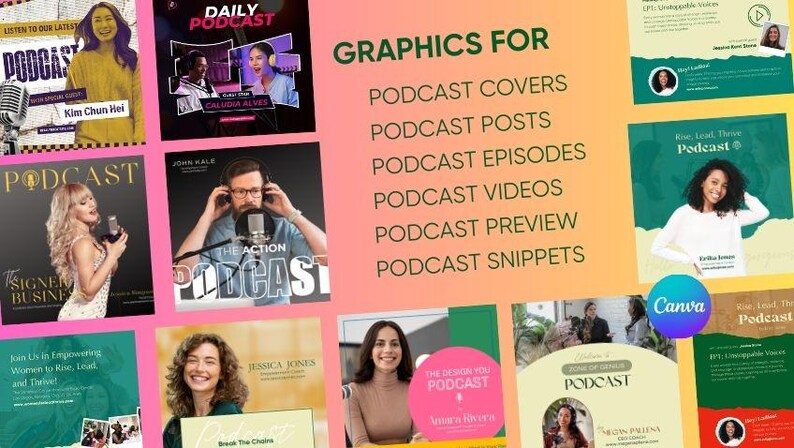 6+ Editable Podcast Designs, Podcast Graphics, Podcast Template ...