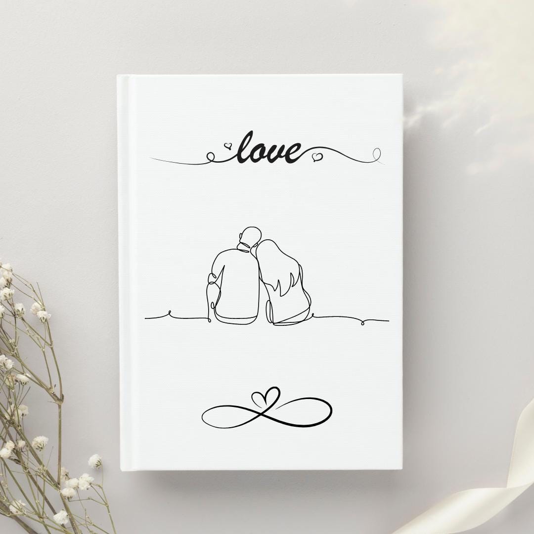Personalized Love Journal Custom Couple Notebook Valentine Day Gift ...