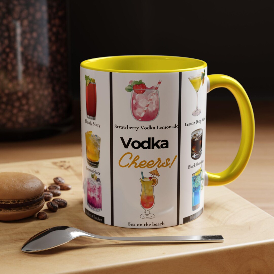 Vodka Cocktail Mug | Funny Cocktail Lover Gift | Bartender Coffee Cup ...