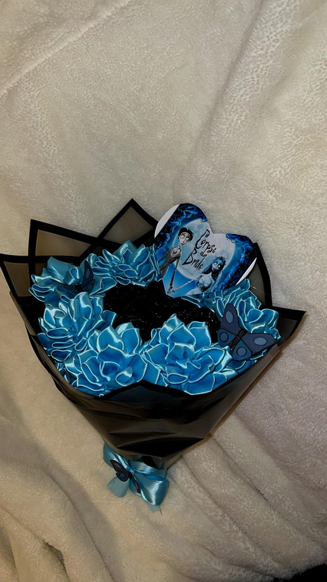 12 CT Corpse’s Bride Themed Bouquet - Etsy