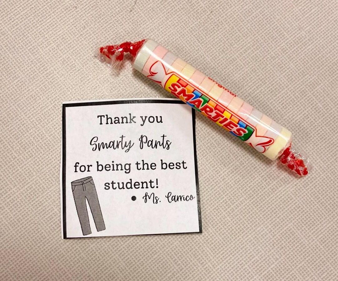 Student Smarty Pants Note - Etsy