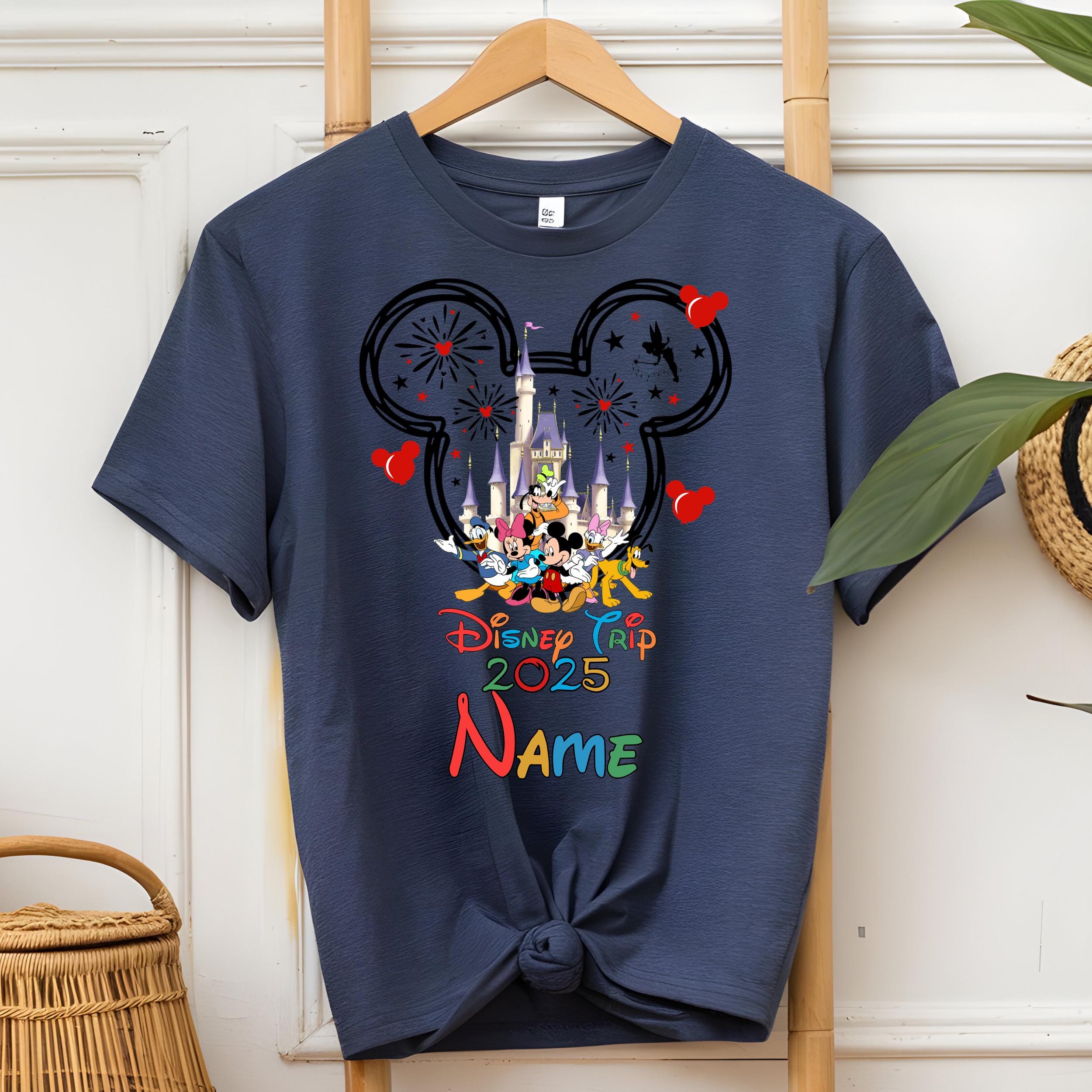 Personalized Disney Trip Shirts, Disneyland Shirts, Disney Vacation T-shirt, Disney Family ...