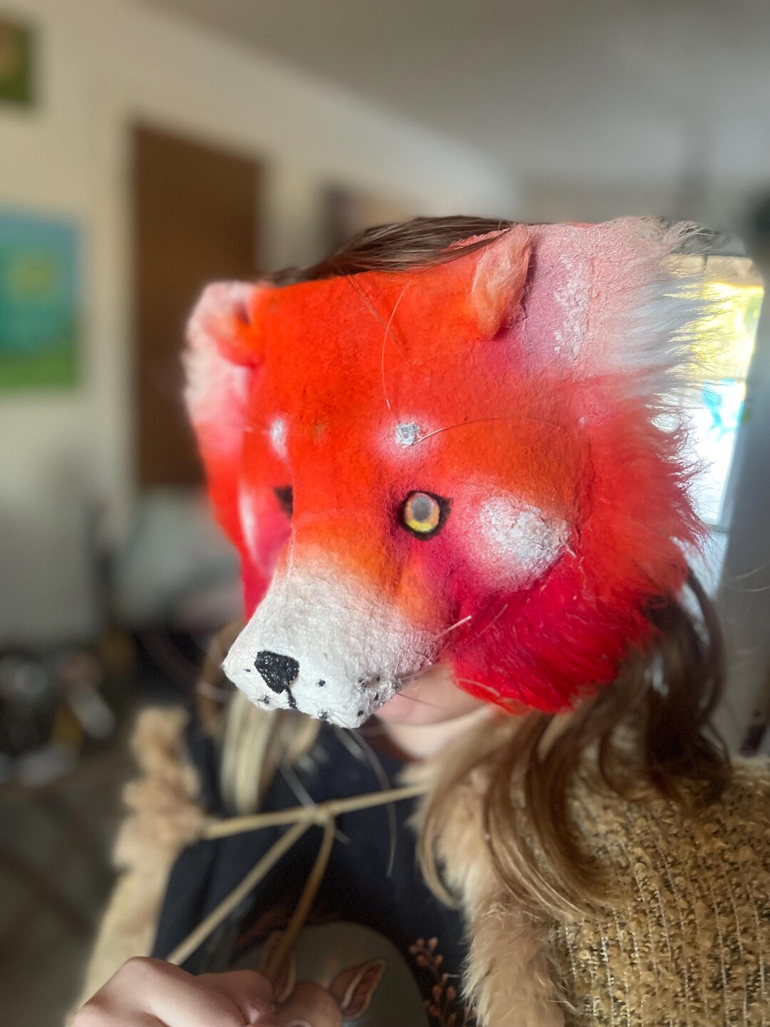 Red Panda Mask - Etsy