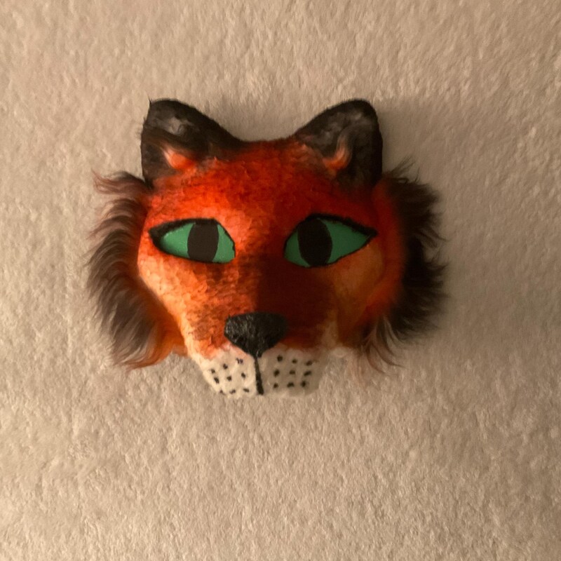 Red Fox Mask - Etsy