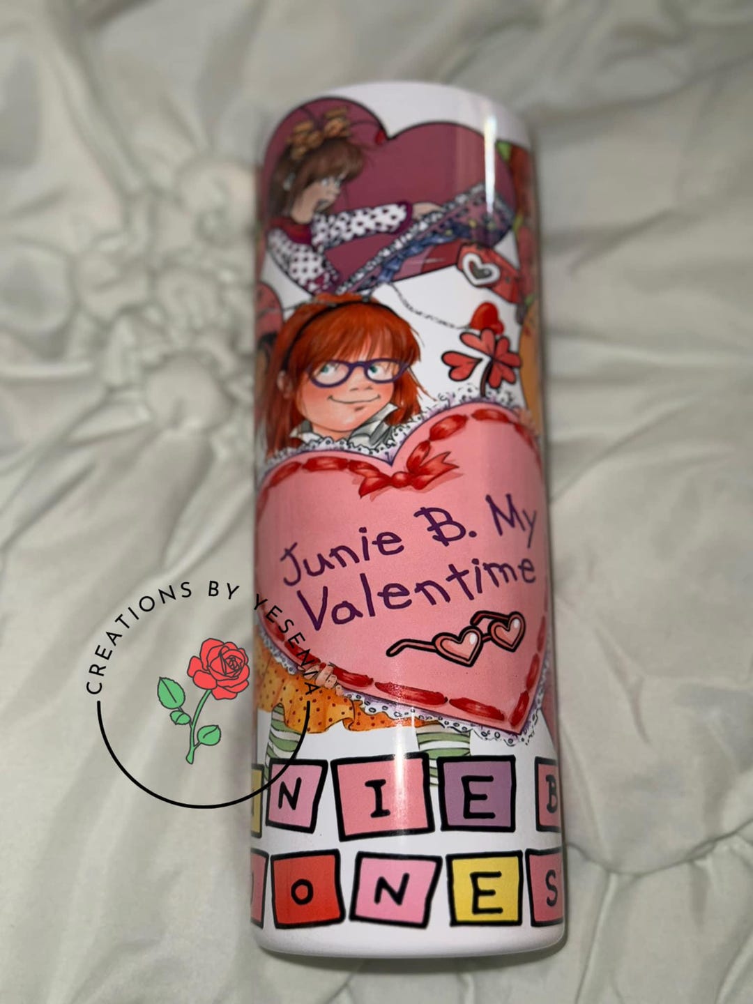 20oz Junie B Jones Valentine's Day Tumbler - Etsy