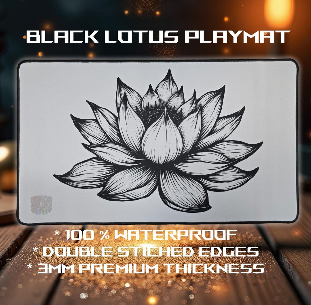 MTG Black Lotus Playmat: Waterproof TCG Mat - Etsy