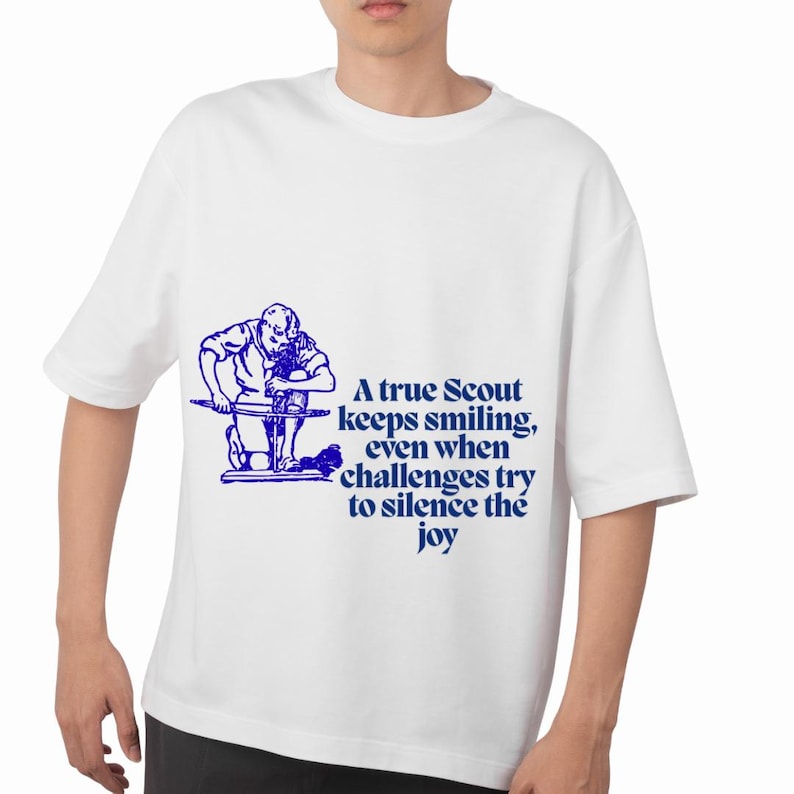 Scout Smile Quote PNG “A True Scout Keeps Smiling” | Camping Adventure ...