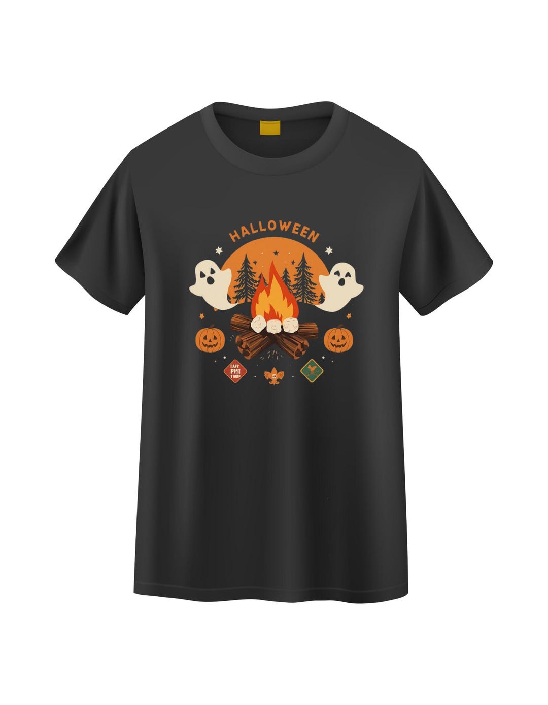 Halloween Campfire Ghosts PNG – Digital Scouting Design for Sublimation ...