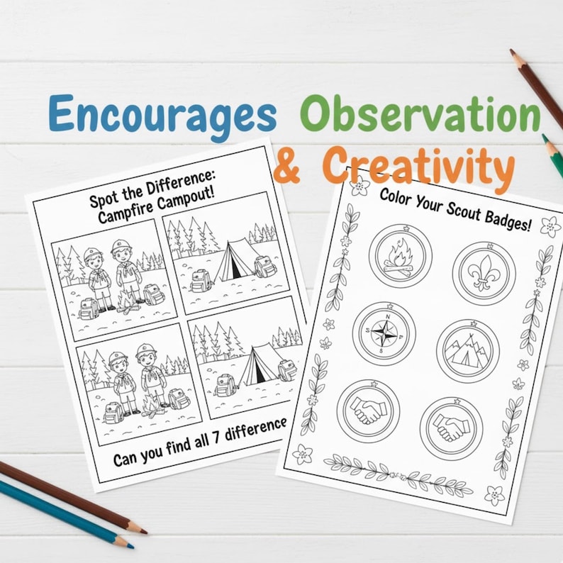 Cub Scout Activity Book – Printable Games & Puzzles (PDF) - Etsy