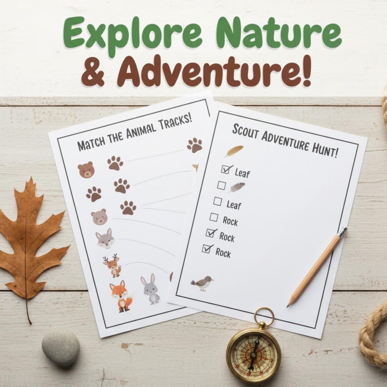 Cub Scout Activity Book – Printable Games & Puzzles (PDF) - Etsy