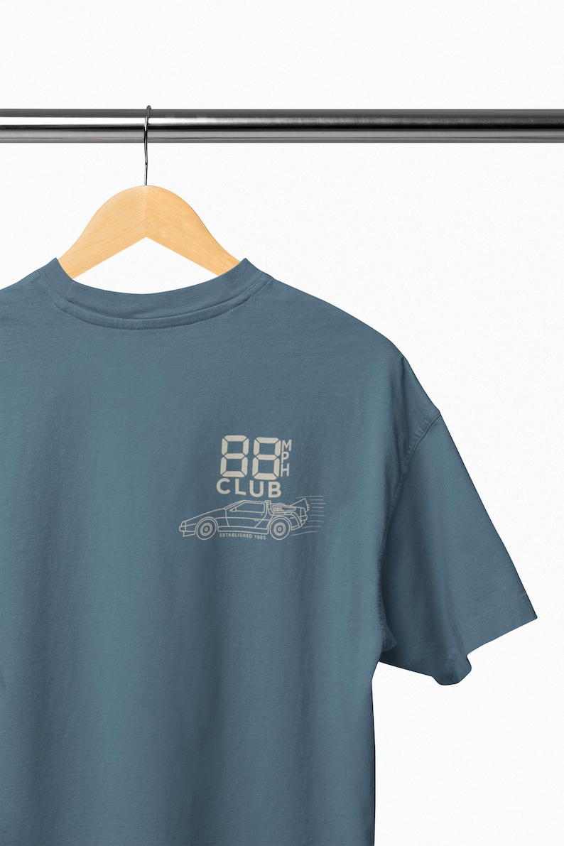 Delorean Time Machine T-shirt: Back to the Future Retro Tee - Etsy