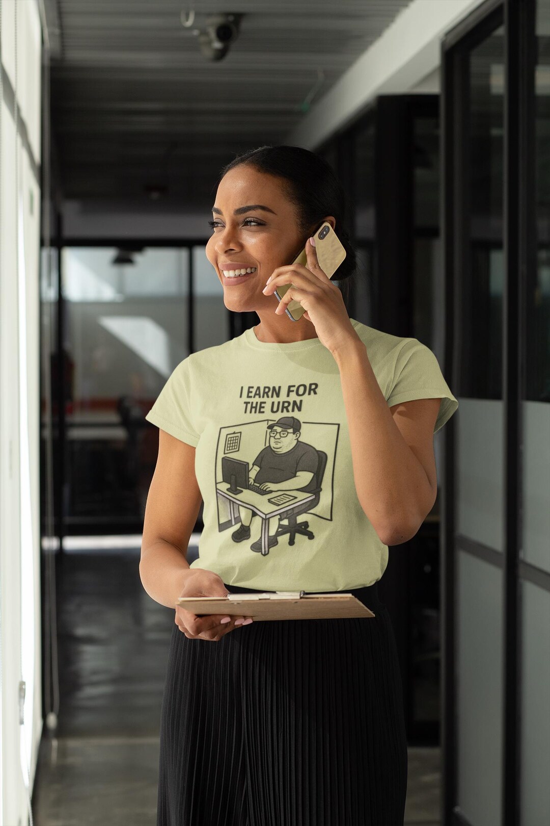 Dark Humor T-shirt: Earn for the Urn - Funny Office Tee - Etsy