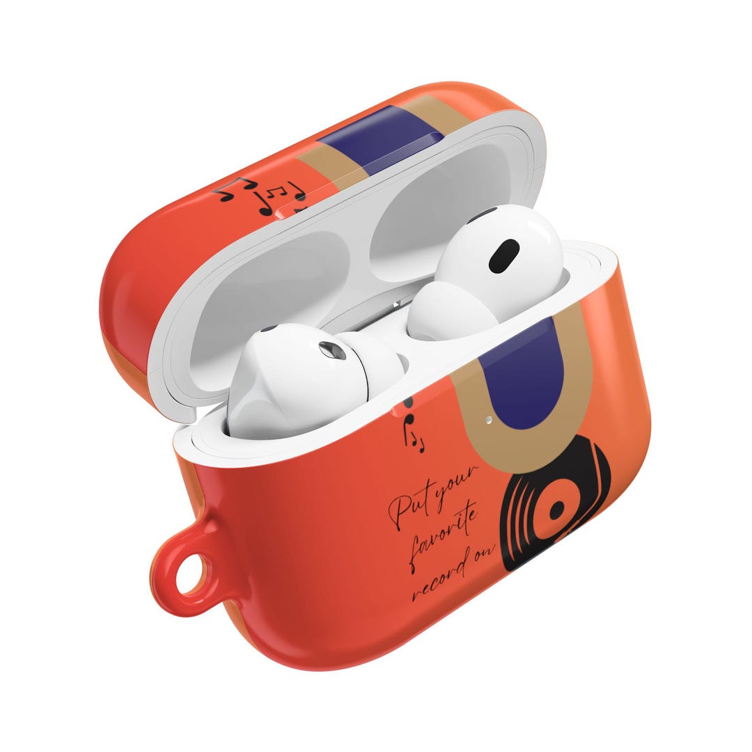 Retro Music-themed AirPod Case, Perfect for Music Lovers, Unique Gift ...
