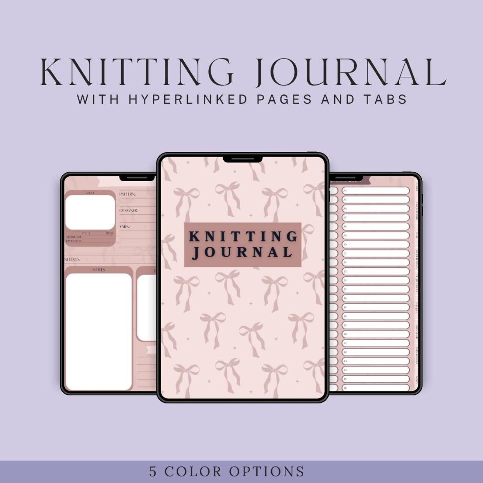 Digital Knitting Journal - Craft Journal - Yarn Stash Tracker - Future ...
