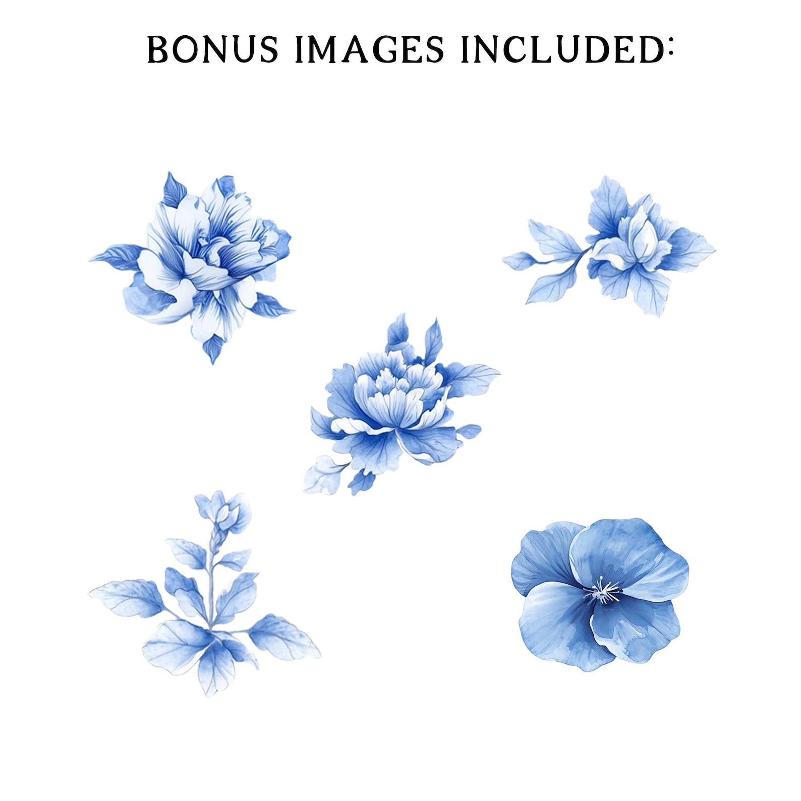 Toile Fish / Chinoiserie Fish Clipart Collection: 6 Blue and White Fish ...