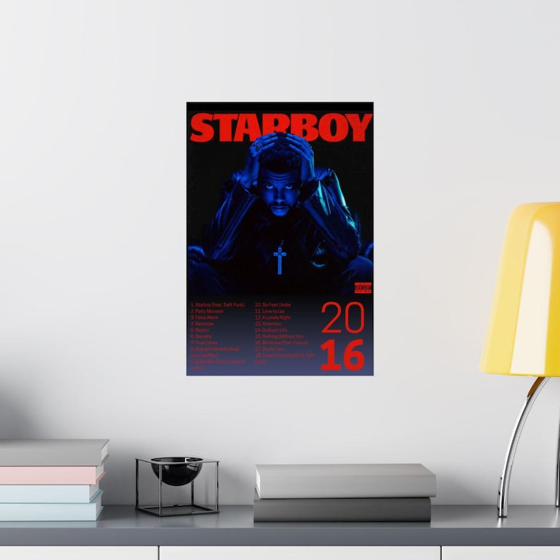 Starboy Album Poster - Digital Download - Etsy