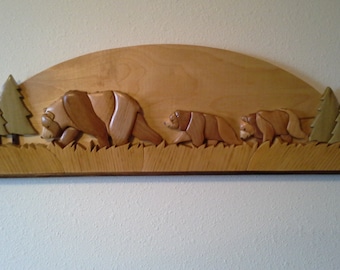 Intarsia Bear - Etsy