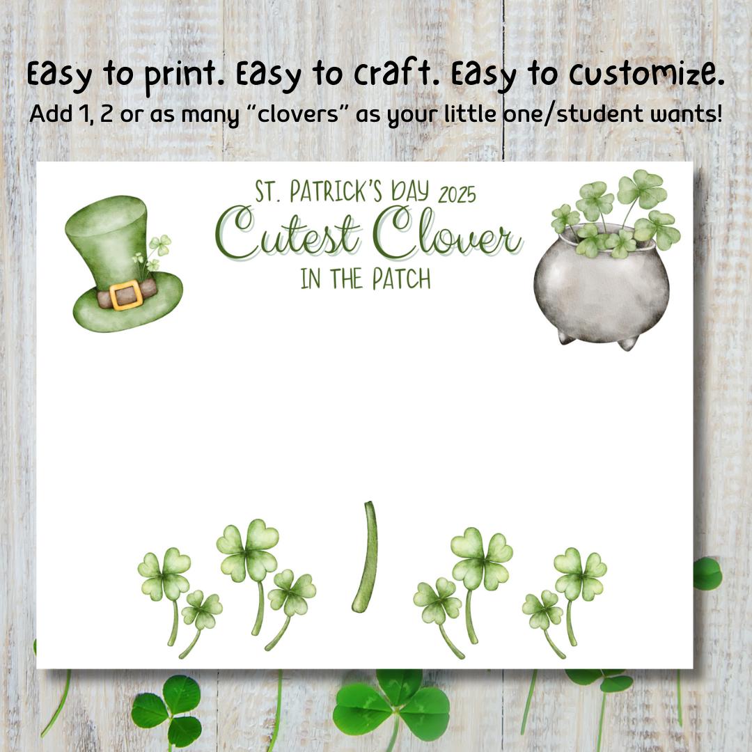 St. Patrick’s Day Handprint Craft - Irish Baby Keepsake - Lucky ...