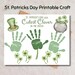 St. Patrick’s Day Handprint Craft - Irish Baby Keepsake - Lucky ...