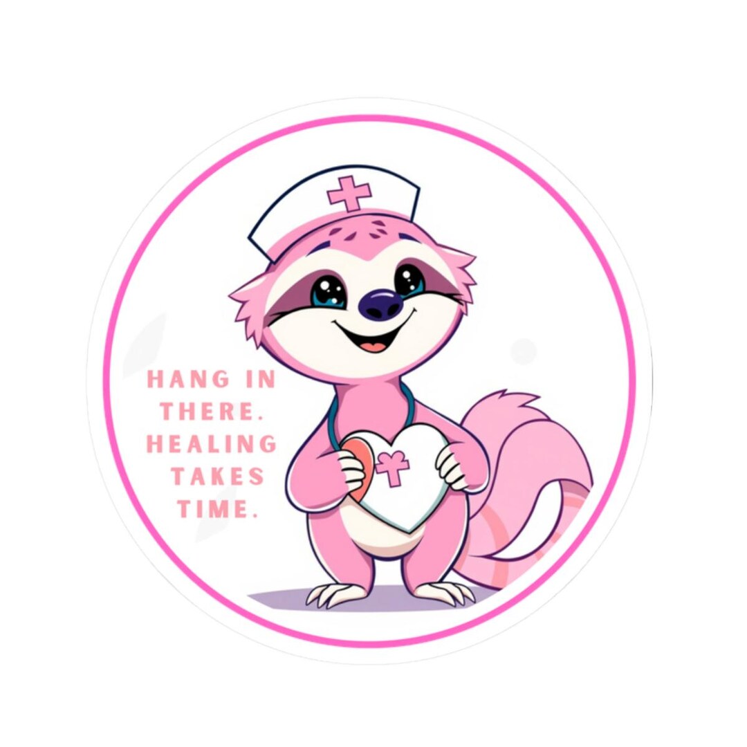 Nurse Sloth Sticker, Taking It Slow but Saving Lives, Fun Planner Decor ...