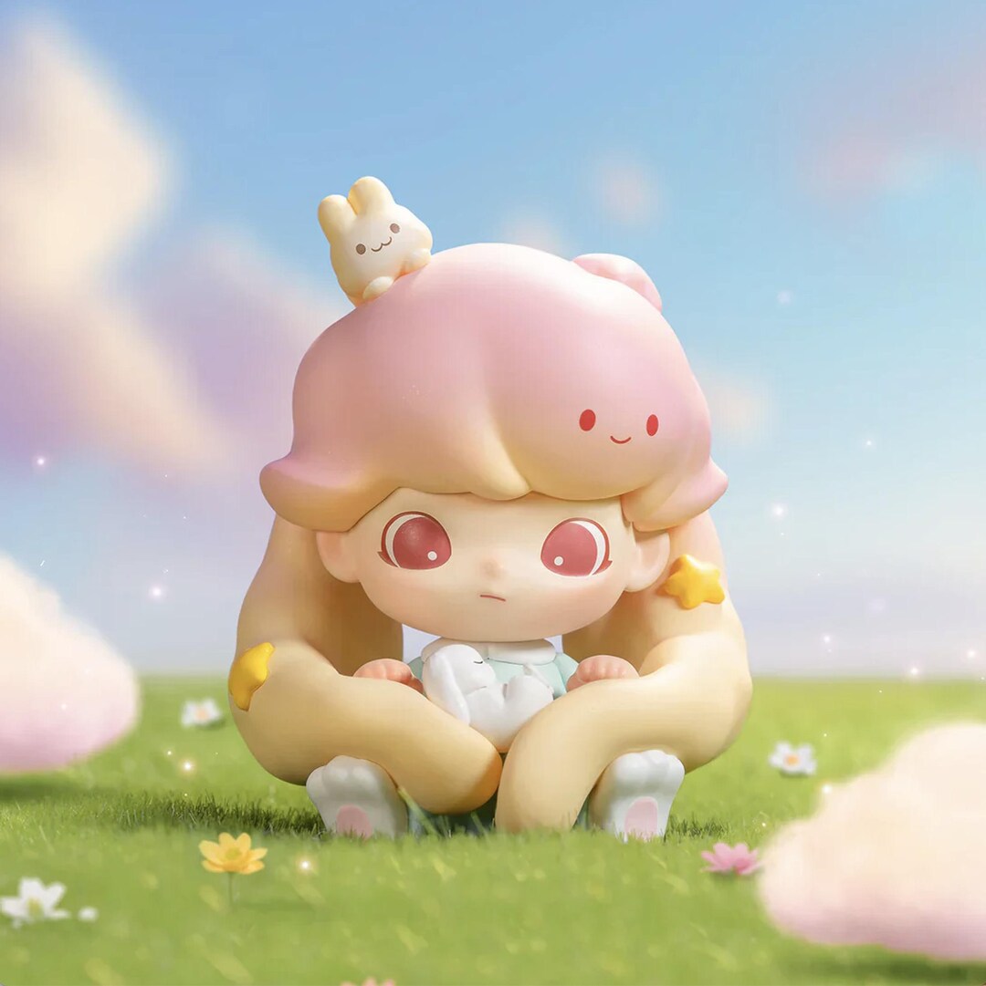 Popmart Confirmed Figure – DIMOO Animal Kingdom Series – Sleeping Bunny ...