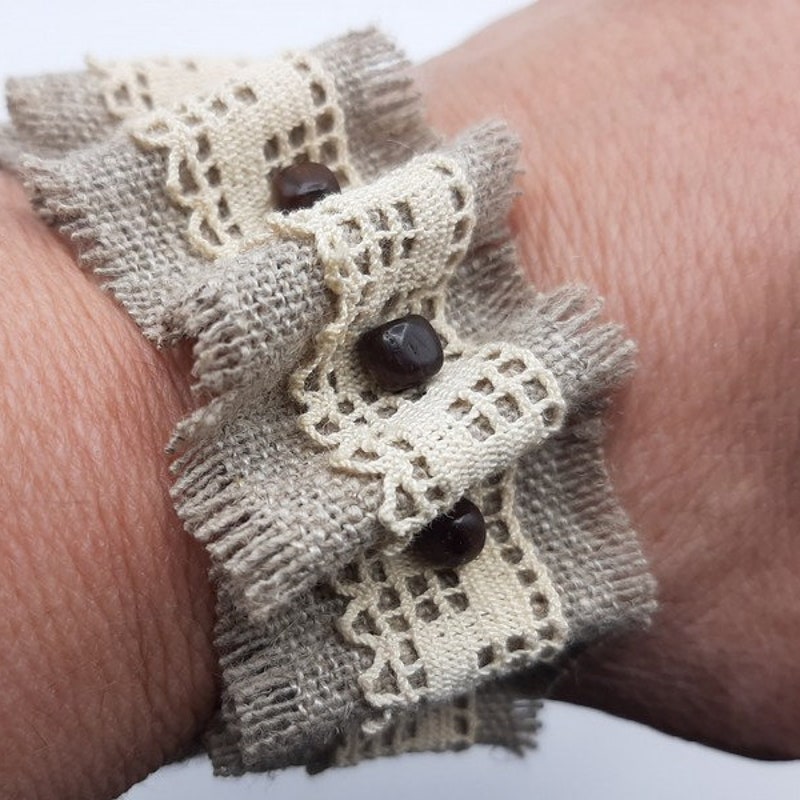 Textile Cuff - Etsy