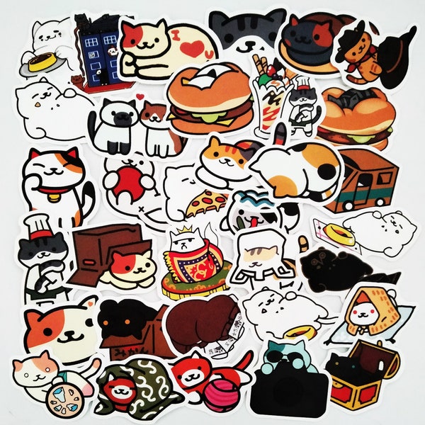 Mini Kitty Stickers - Etsy