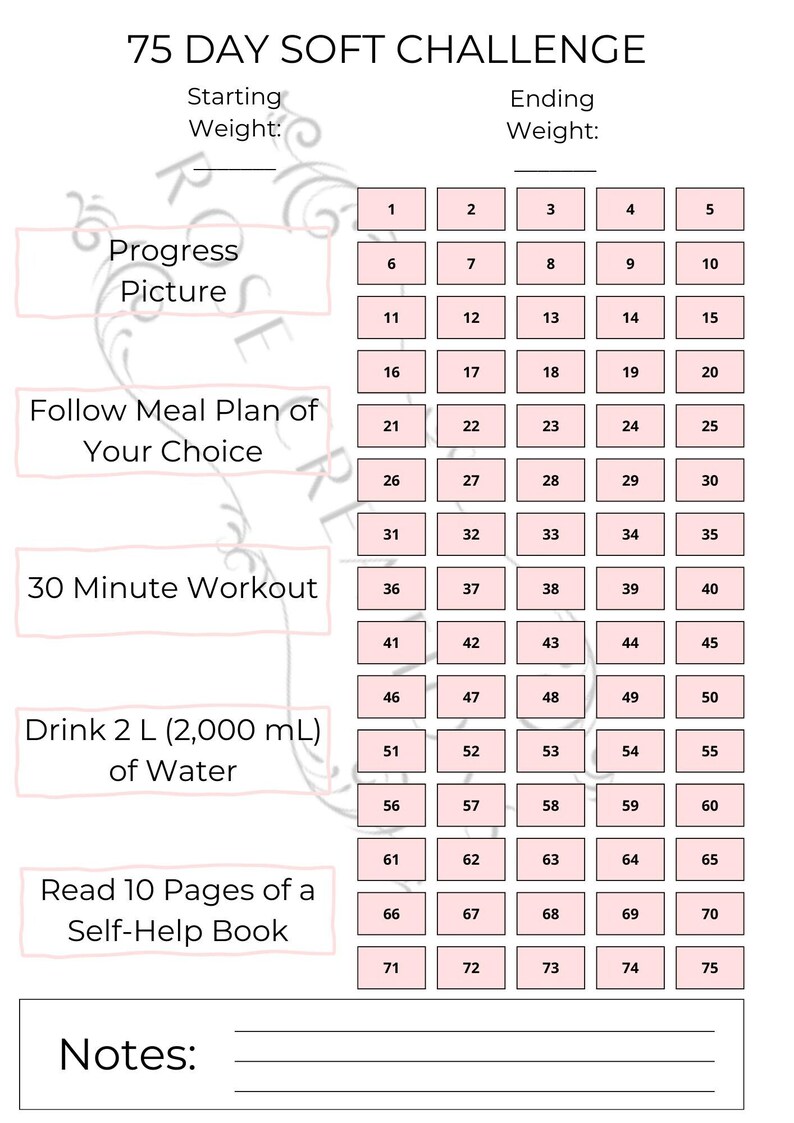 75 Soft PRINTABLE Sheet - Etsy