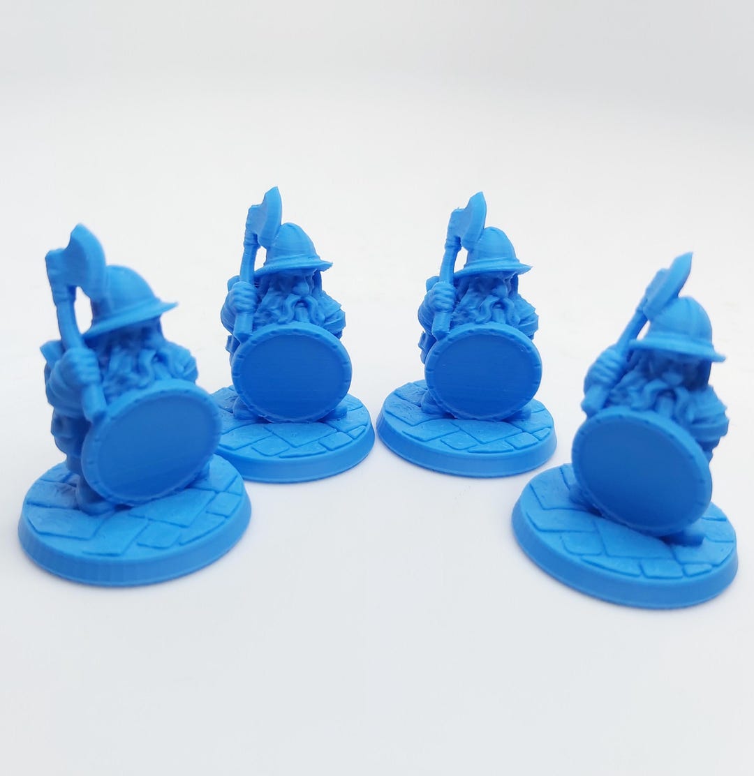 Dwarf Infantry Squad - Miniatures, 28mm, Dungeons and Dragons, D&D, Dnd ...