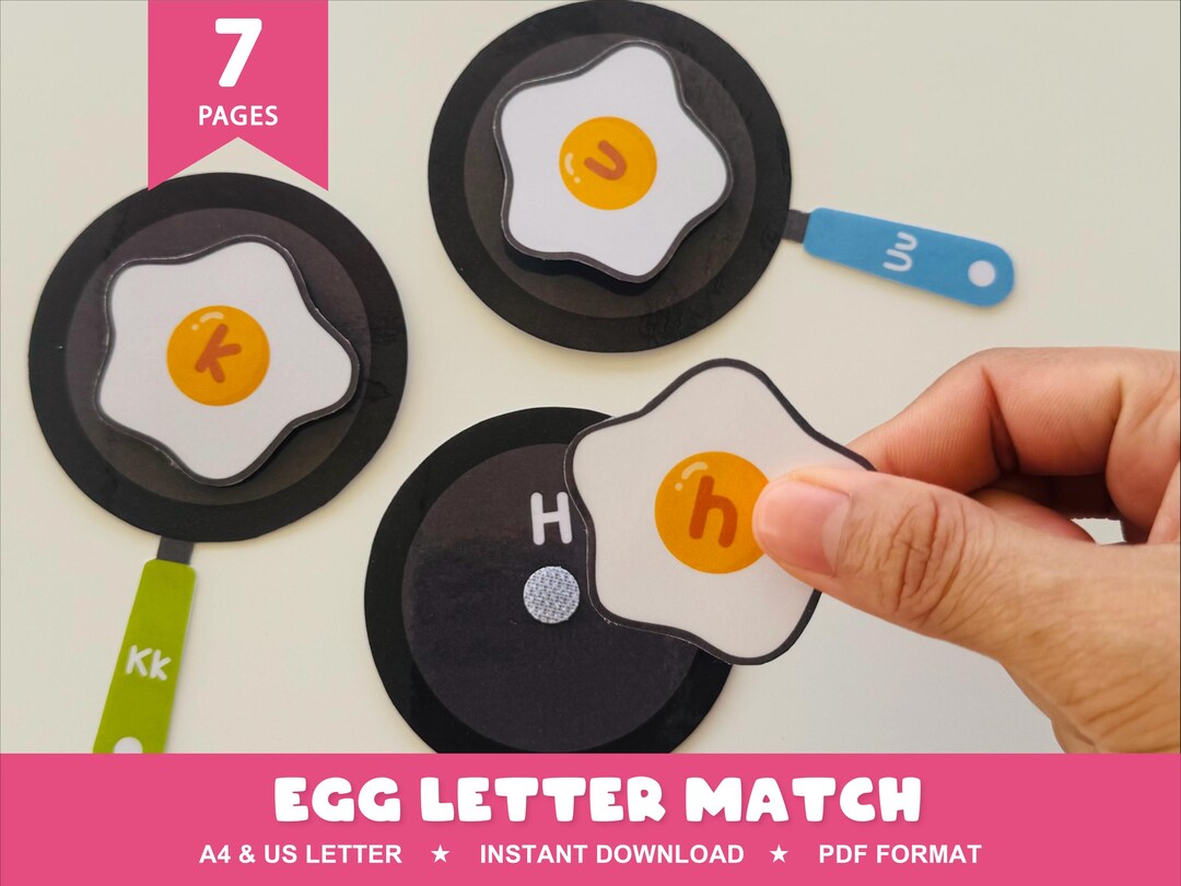 A-Z Matching Activity, English Letters Learning, Learn Alphabet, A to Z ...