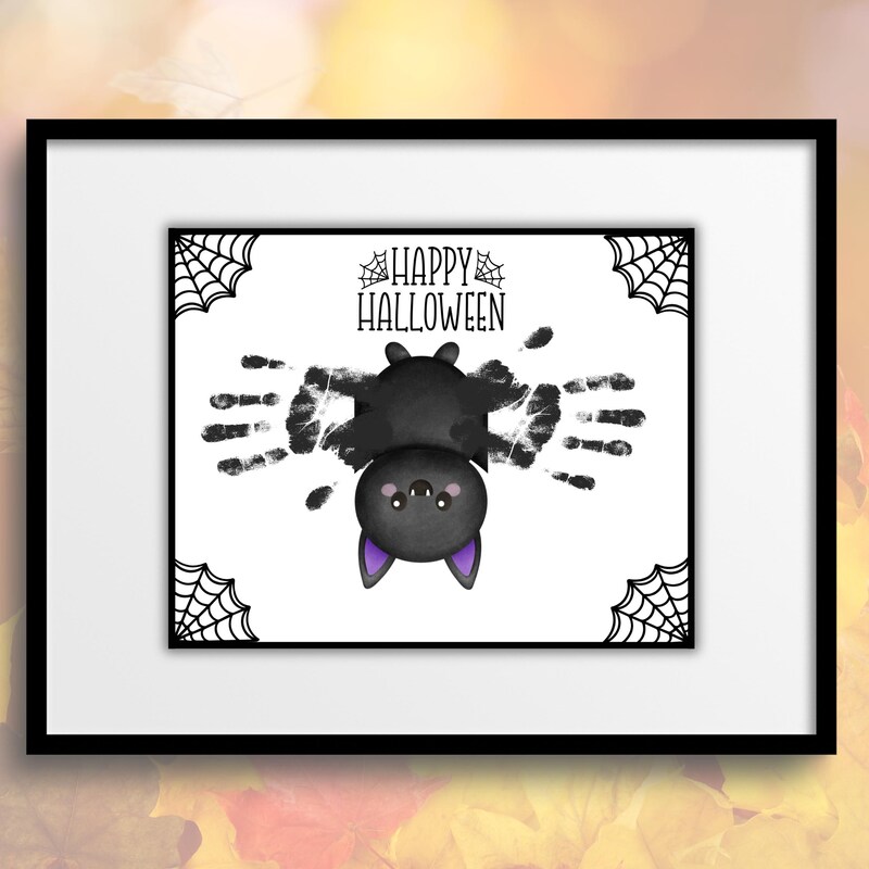Halloween Handprint Craft - Etsy