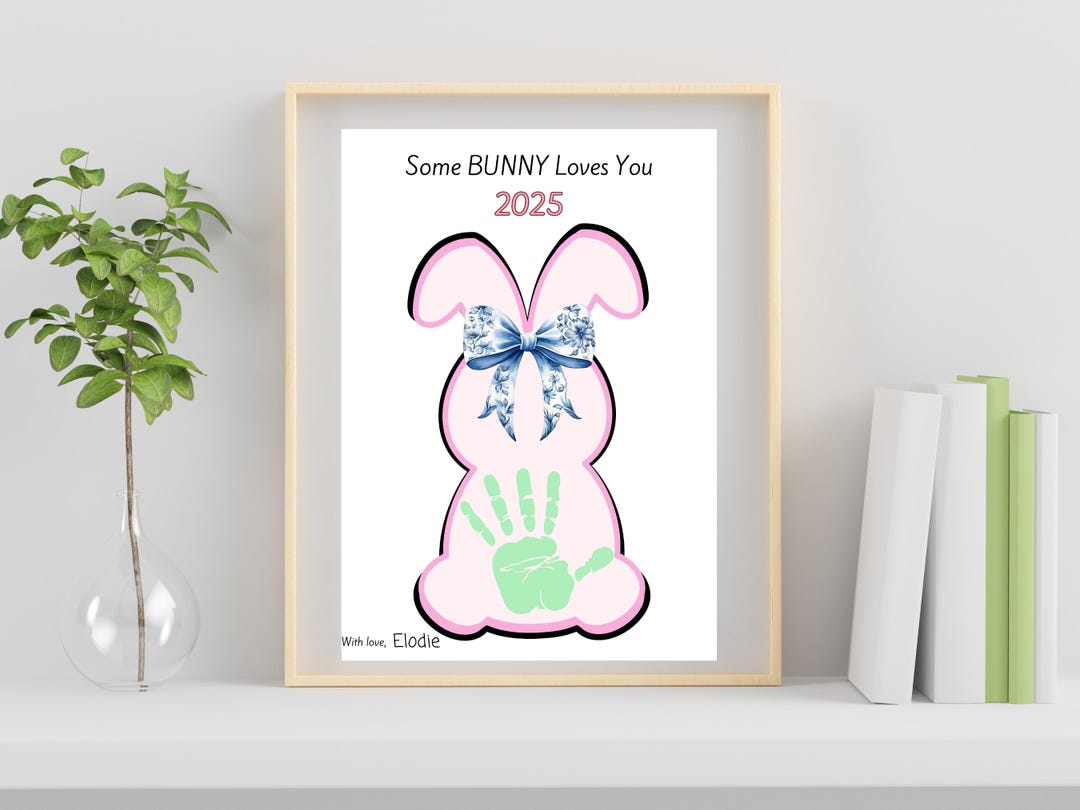 Easter Handprint Craft for Kids, DIY Kids Fun Printable, Easter ...