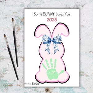 PRINTABLE Easter Handprint Craft for Kids, DIY Kids Fun, Easter ...