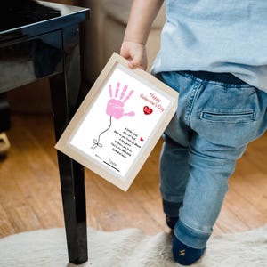 Handprint Valentine Art Craft for Kids | DIY Kids Fun Valentine ...