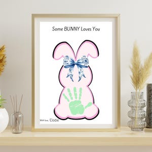 PRINTABLE Easter Handprint Craft for Kids, DIY Kids Fun, Easter ...