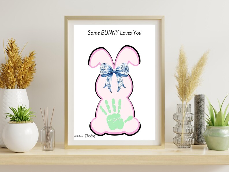 PRINTABLE Easter Handprint Craft for Kids, DIY Kids Fun, Easter ...