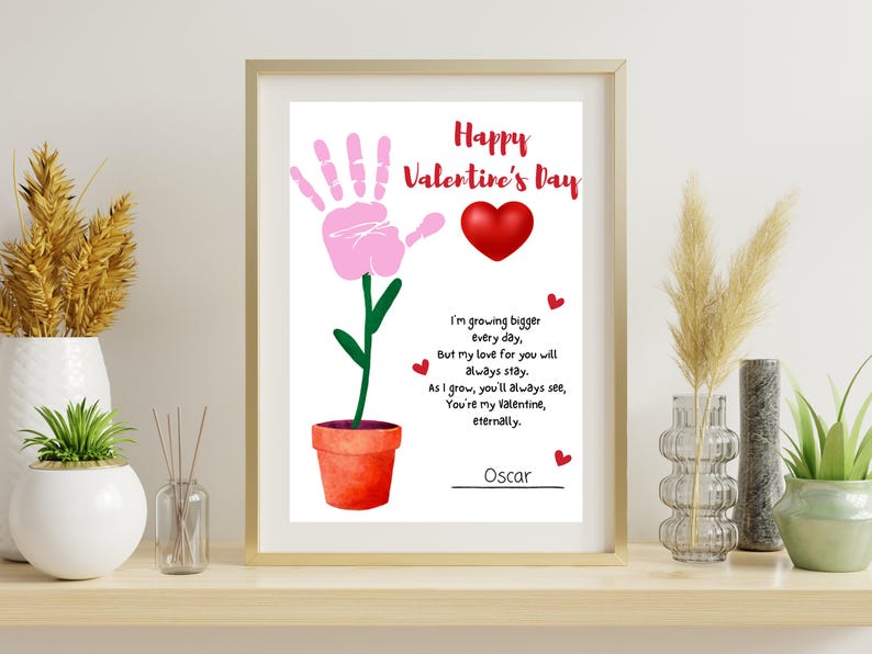 Valentine's Day Handprint Craft for Kids | DIY Kids Fun Valentine ...