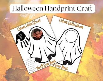 Halloween Handprint Craft | Daycare Halloween Activities | Preschool ...