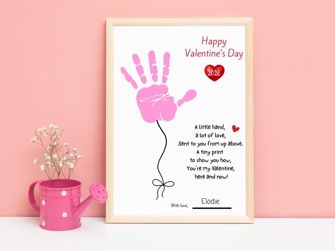 Valentine's Day Handprint Craft for Kids | DIY Kids Fun Valentine ...