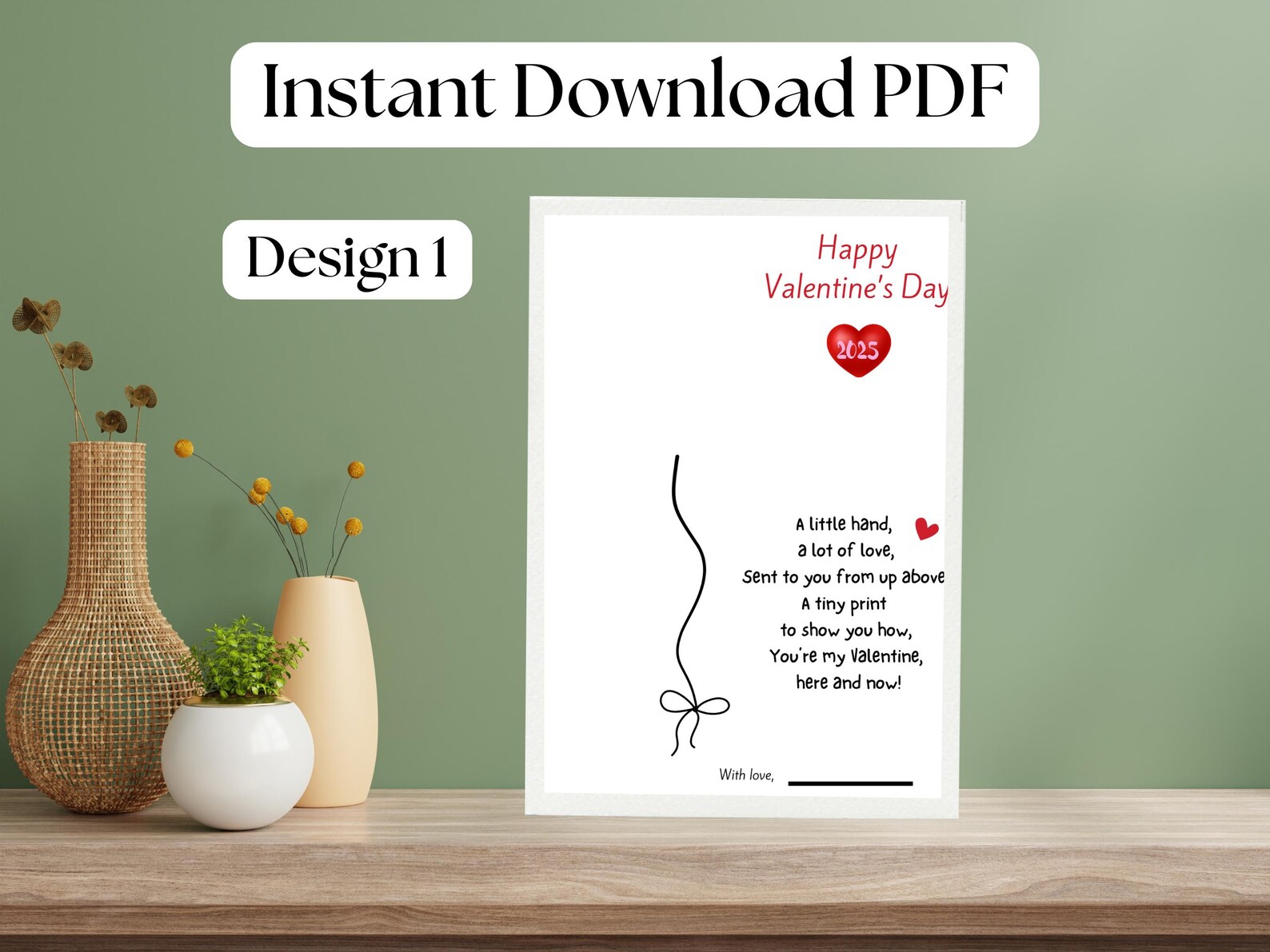 Handprint Valentine Art Craft for Kids | DIY Kids Fun Valentine ...