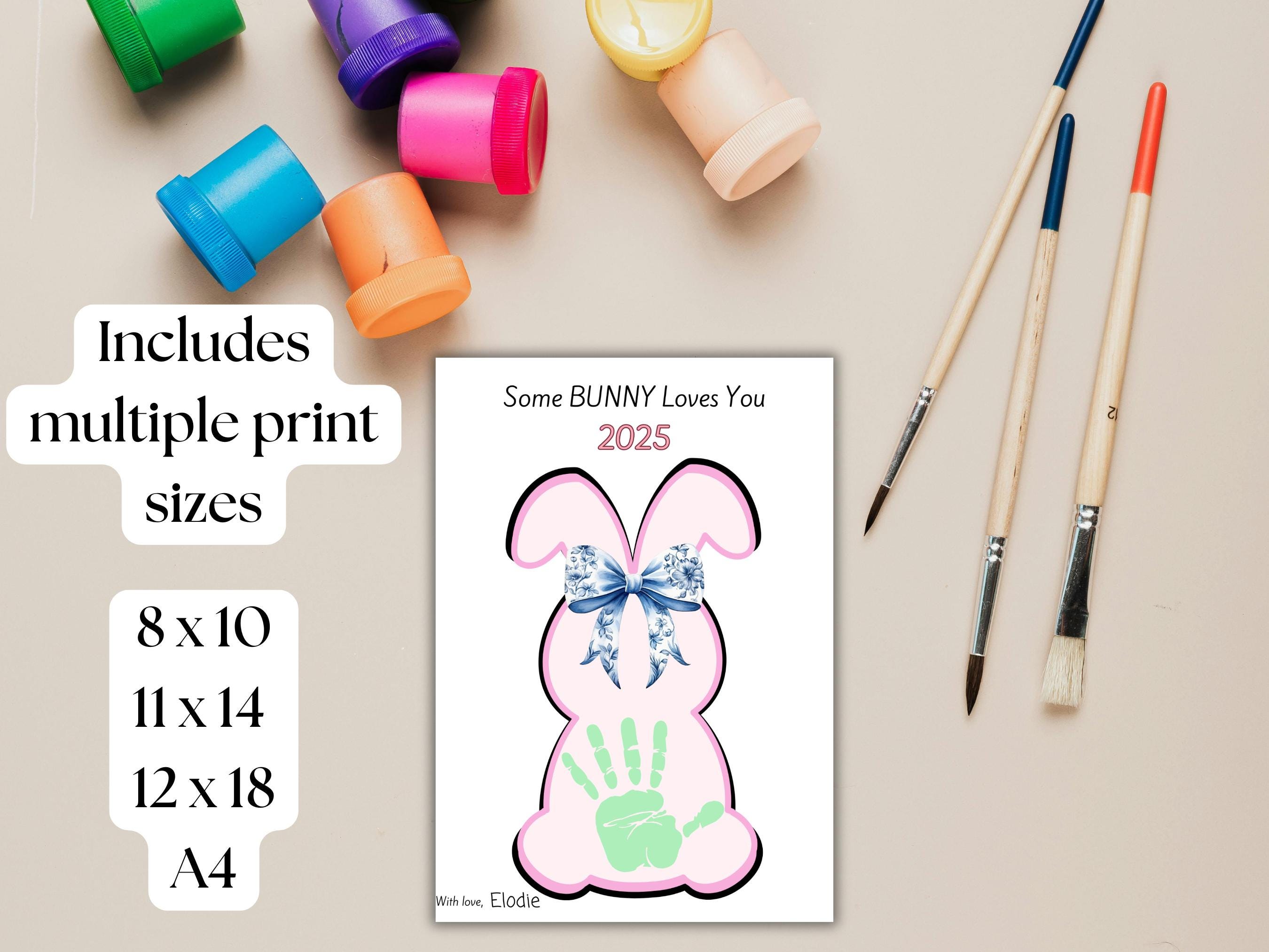 PRINTABLE Easter Handprint Craft for Kids, DIY Kids Fun, Easter ...