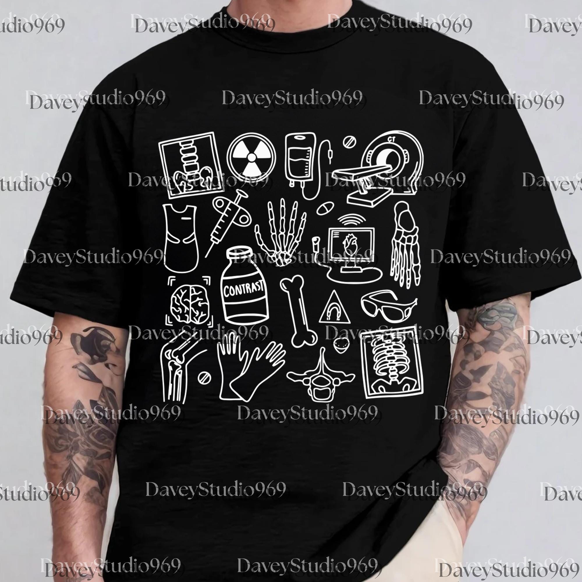 Radiology Doodles PNG, Rad Tech Skeleton Digital Design, Graduation ...