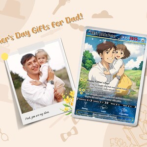 Custom Father's Day Pokemon Card – Personalized Gamer Dad Gift, Pokémon ...