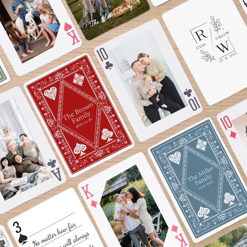 Deck of Card With Photo - Etsy