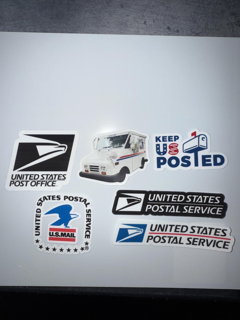 Assorted Usps Waterproof Stickers - Etsy